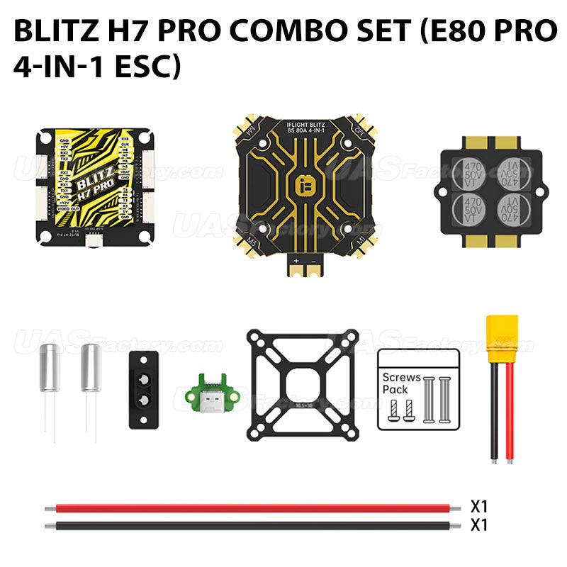 BLITZ H7 Pro Combo Set (E80 Pro 4-IN-1 ESC) – UAS Factory Co., LTD
