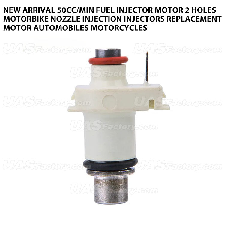 New Arrival 50cc/min Fuel Injector Motor 2 Holes Motorbike Nozzle Inje ...