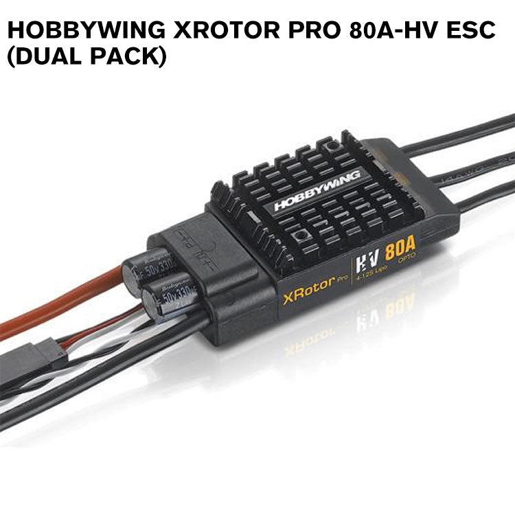 Hobbywing XRotor PRO 80A-HV ESC (Dual Pack) – UAS Factory Co., LTD
