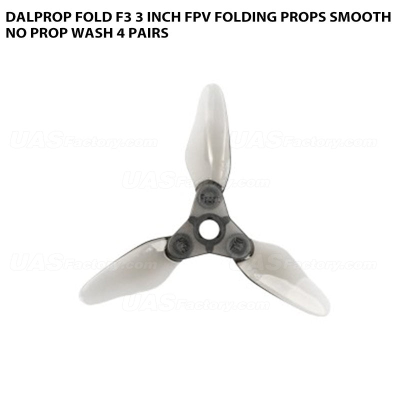 DALPROP FOLD F3 3 Inch FPV Folding Props Smooth No Prop Wash 4 Pairs ...