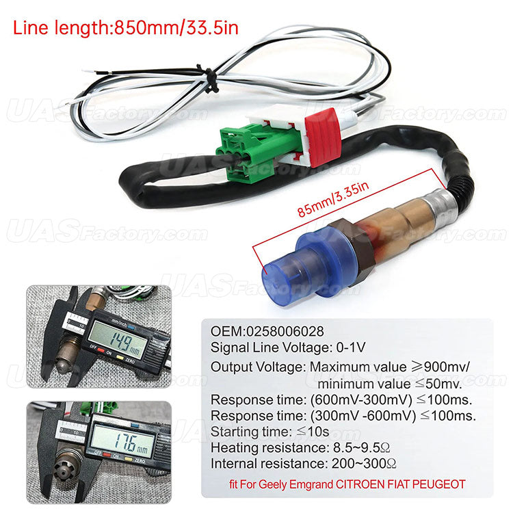 52mm Digital Air Fuel Ratio Gauge With Narrowband O2 Oxygen Sensor Car ...